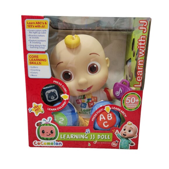 Just Play | Toys | Cocomelon Interactive Learning Jj Doll Abc 23 With ...